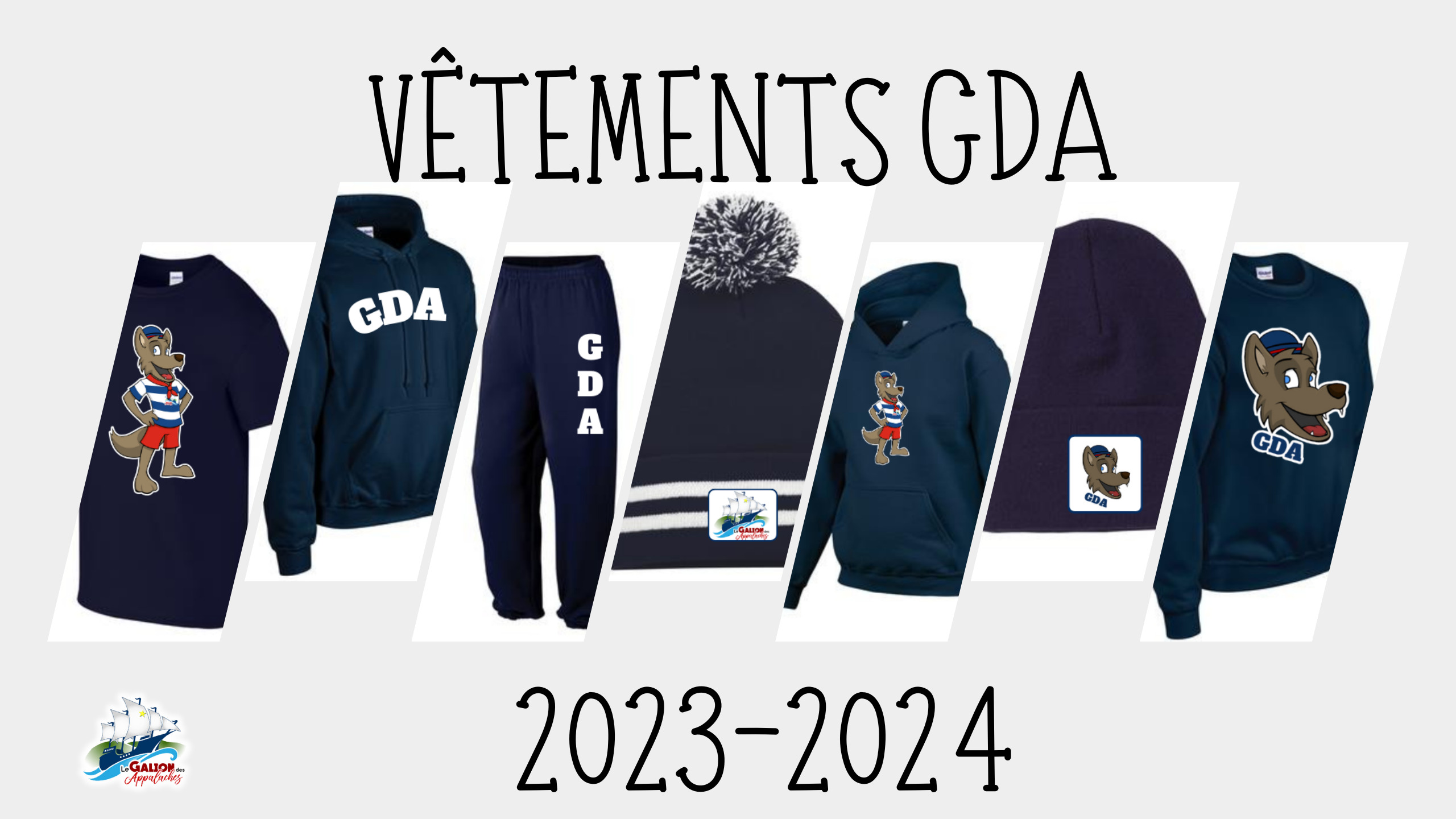 Vêtements GDA 2023-2024 - Le Galion des Appalaches
